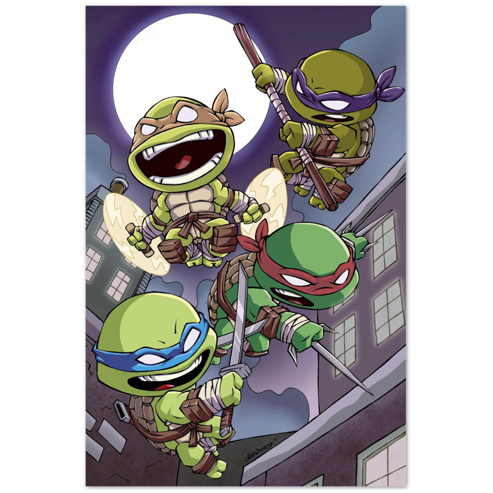 Chibi TMNT-Art Print – MAZE Studios